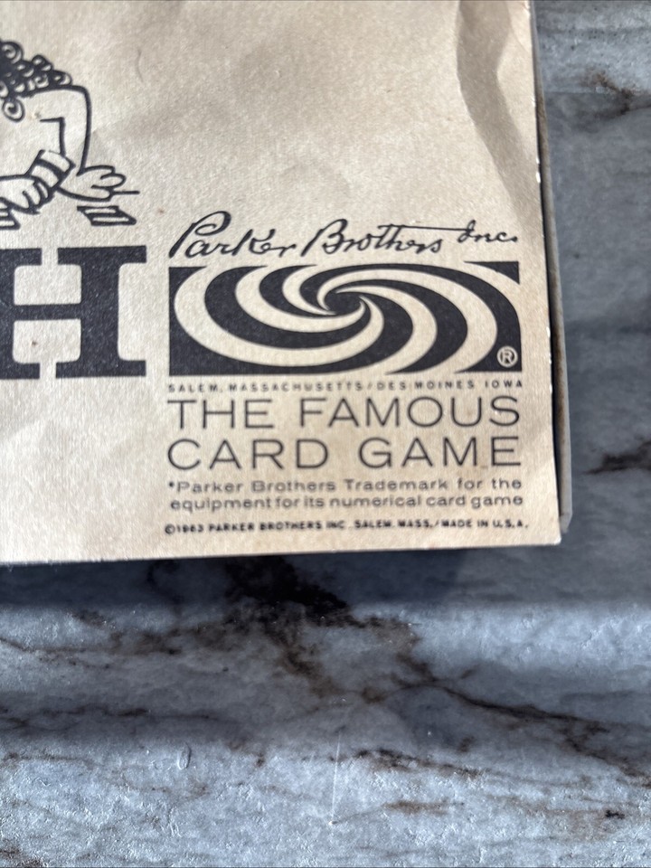 Vintage Parker Brothers Flinch Card Board Game - 1963 | eBay