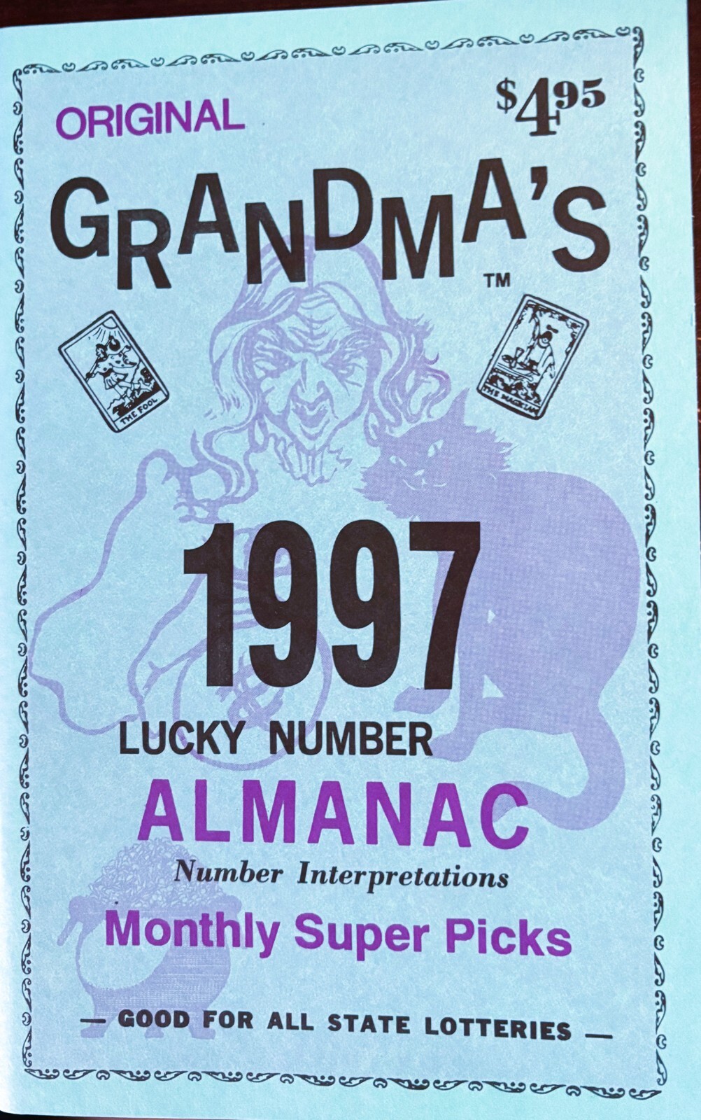 1997 Original Grandma's Almanac - Lucky Number Book - Numerology ...