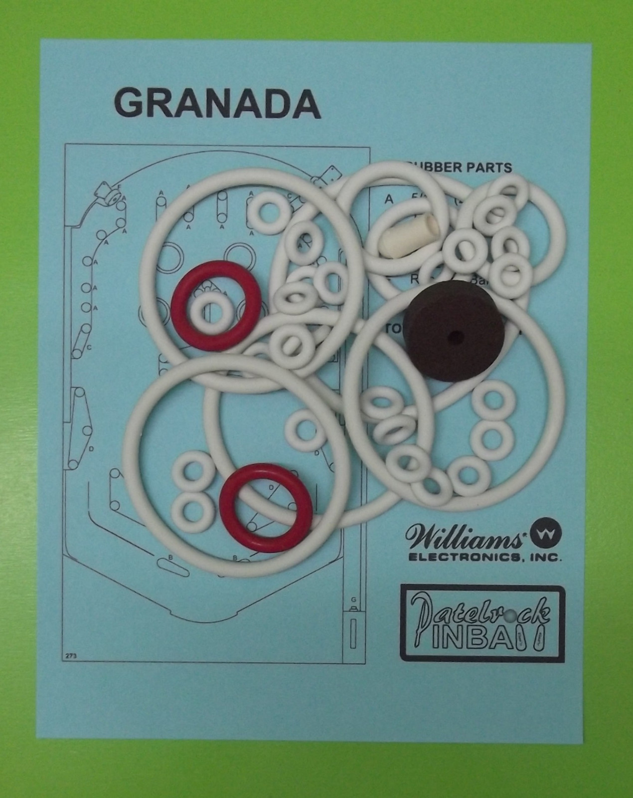 1972 Williams Granada Pinball Machine Rubber Ring Kit | eBay