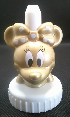 Good2Grow Gold Minnie Mouse Poka Dot Bow Disney Juice Topper ...