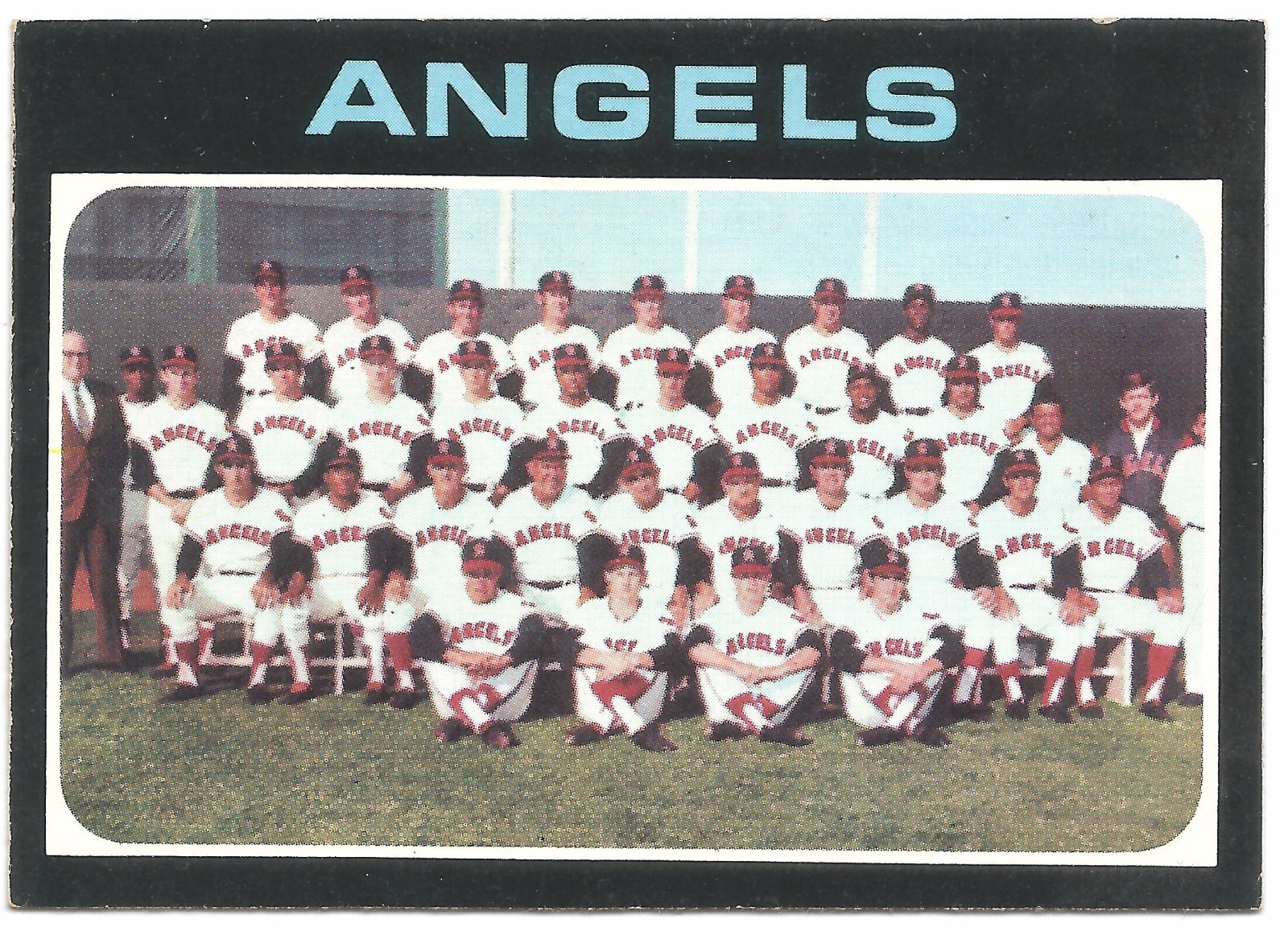 1971 TOPPS CALIFORNIA ANGELS TEAM RECORDS CARD #442 GOOD | eBay