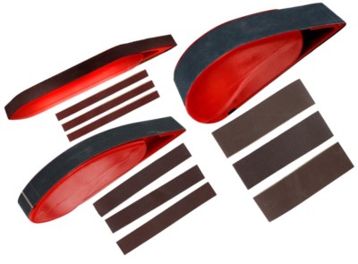 Hobbies Spring Loaded Finger Sanders in 3 Sizes with Spare Bands | eBay