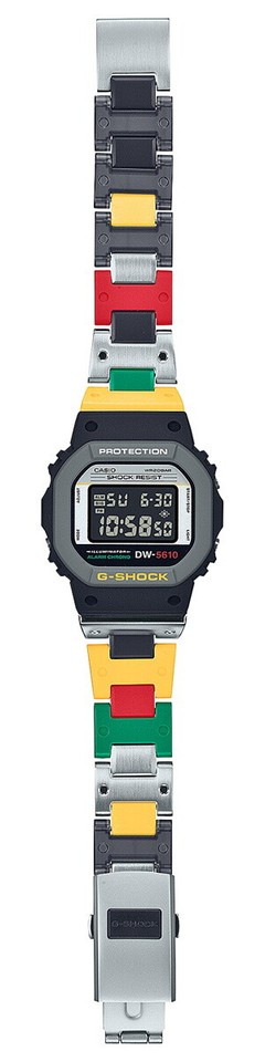 CASIO G-SHOCK DW-5610MT-1JF Gray MixTape Multicolor Model Men's Watch ...