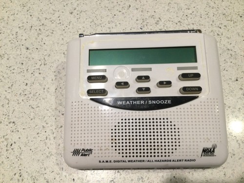 Midland Public Alert Digital Weather All Hazard NOAA Alert Radio no A/C ...