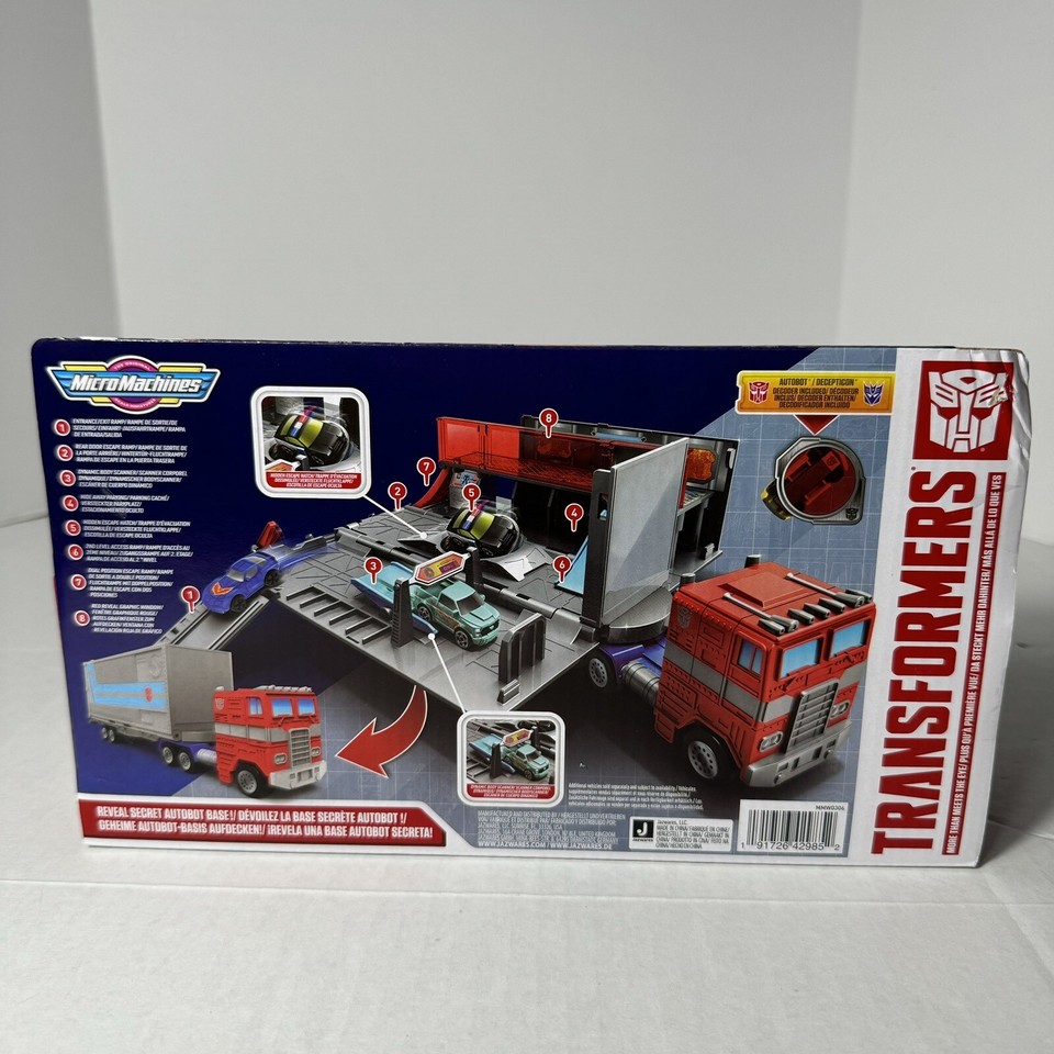 Transformers Micro Machines G1 Optimus Prime Hauler Playset NEW 2022 ...
