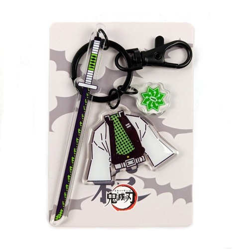 Demon Slayer Anime Shinazugawa Sanemi Key Goods Keychain Widget Fashion ...