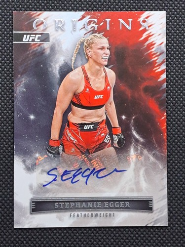2023 Chronicles Origins UFC Stephanie Egger Red Auto Autograph #OA-SEG ...