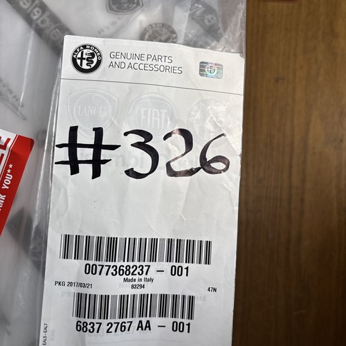 Alfa Romeo Sunroof Cable Tubes 68372767 #326 | eBay