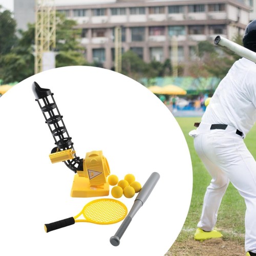 Auto Baseball Pitching Machine Ball Launcher Baseball Pitcher Outside ...