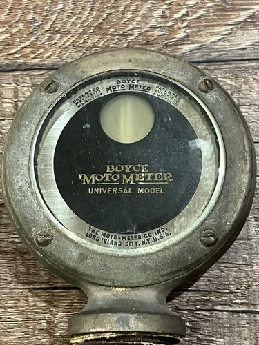 Boyce MotoMeter Universal Model, The Moto-Meter Co. Inc. N.Y. USA ...