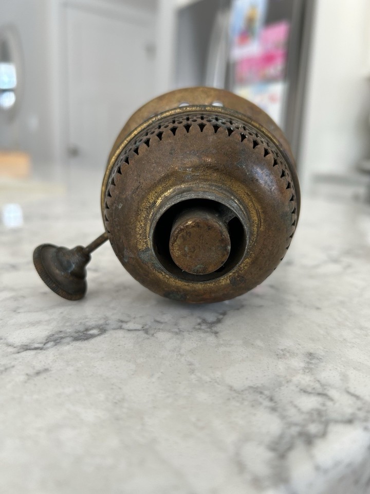 Antique Plume & Atwood Harvard Kerosene Lamp Burner Oil Lamp | eBay