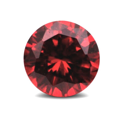 RED GARNET ROUND CUT GEM AFRICAN NATURAL GENUINE GEMSTONE LOOSE FACETED ...
