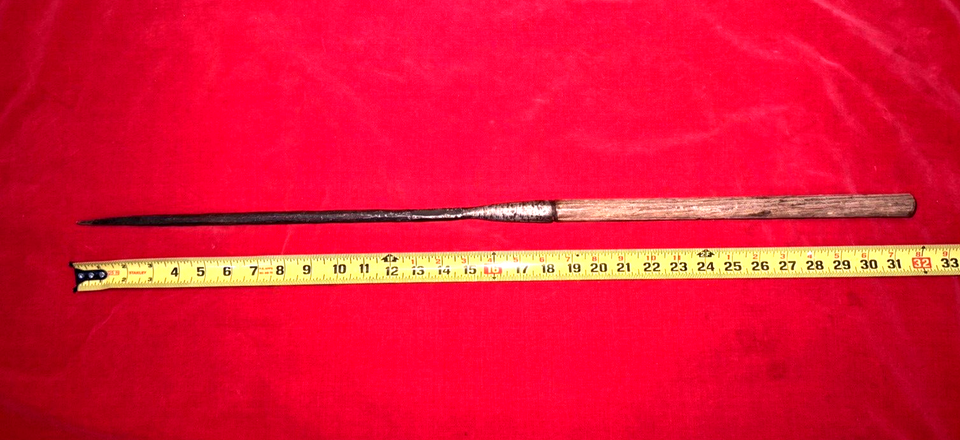 RARE REVOLUTIONARY WAR ERA HAND FORGED PIKE / USED AGAINST INFANTRY ...