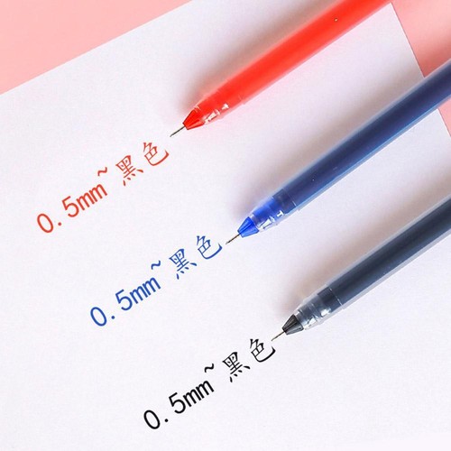 Gel Pen Large Capacity Ball Gel Pen Fine Point- (0.5 Ink Mm) Black/Red ...