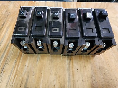 Eaton QBHW1020 20A Thermal Circuit Breaker QTY 6 786679392058| eBay