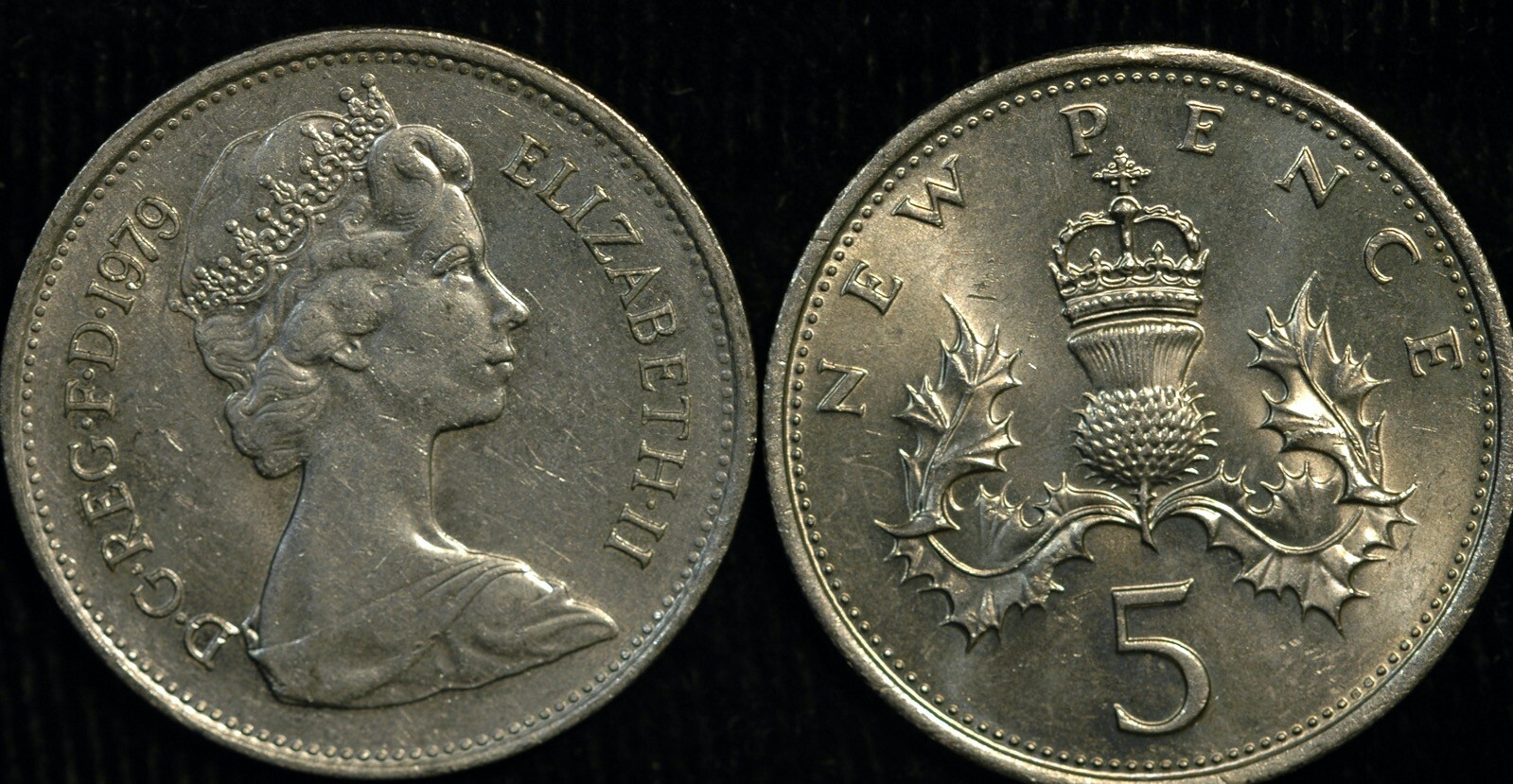 Five Pence 5p 1968 - 2005 Large and Small Size UNC-BU Choose Your Date ...