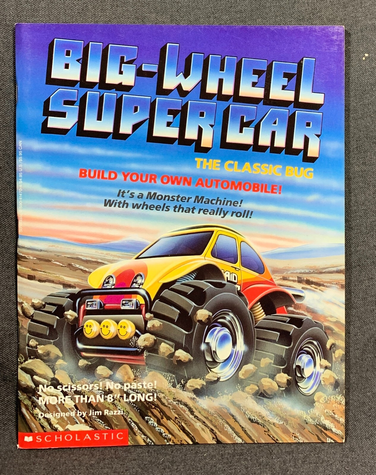 Big Wheel Super Car Build Bug Cut Assemble Toy Art Project Homeschool ...