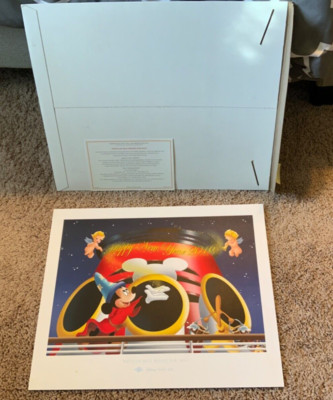 Disney Cruise Line Poster “Waves of Best Wishes for 2016!” 16"x 20" w ...