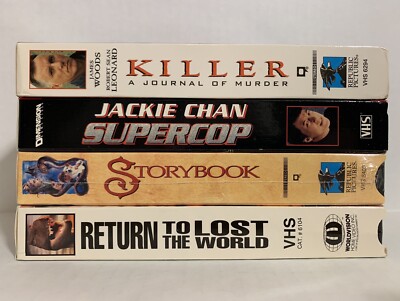 Lot of 4 Demo Promo Screener VHS Tapes: Killer, Lost World, Storybook ...
