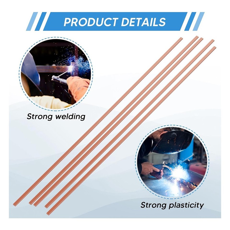 Sticks Brazing Rods, BCuP-5 15% Silver Solder Copper Phosphor Welding ...