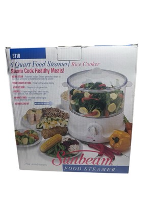 Sunbeam 5710 Food Steamer/Rice Cooker Instruction Book & Recipe Book ...