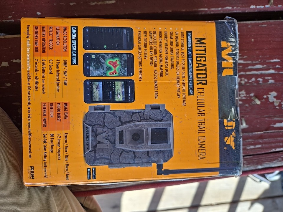 NEW Muddy MITIGATOR 20MP 80ft Cellular Trail Camera MUD-MTGTR-W Brown ...