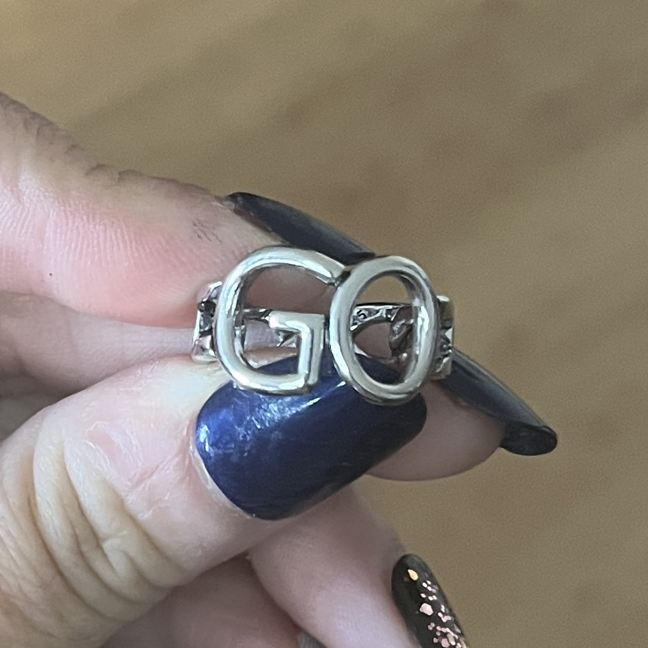 The GO Ring statement retro adjustable 925 silver | eBay