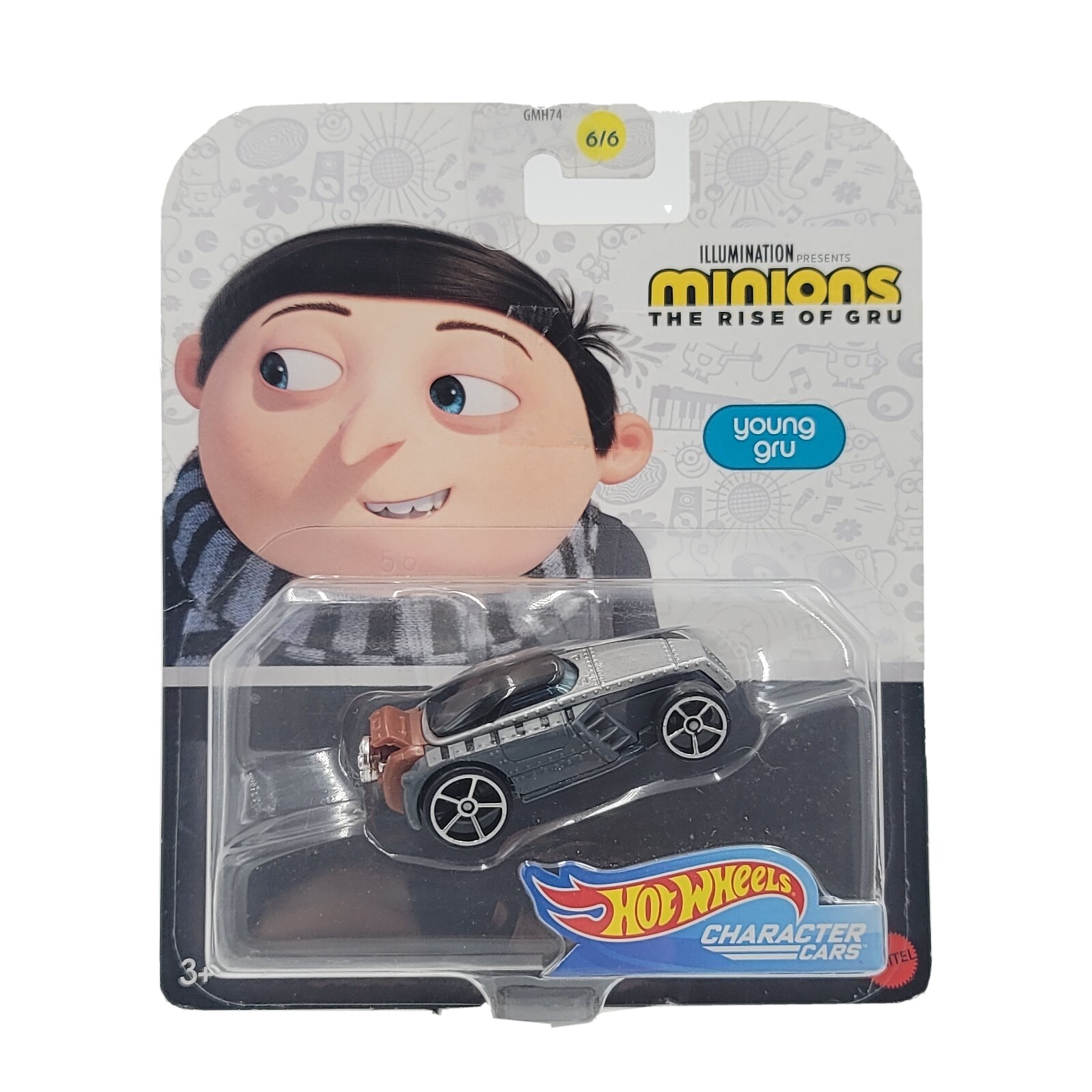 Hot Wheels Character Cars Minions Young Gru The Rise of Gru Die Cast ...