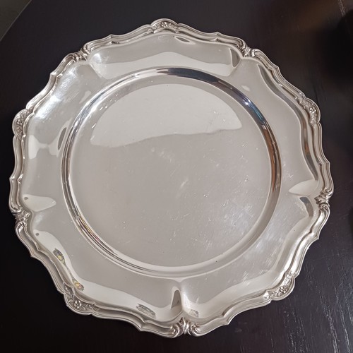Sterling Silver Round Platter Camusso Peru Vintage Large 11.25 ...