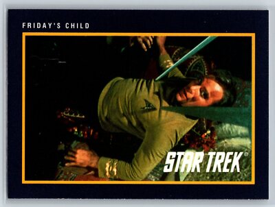1991 Impel Star Trek 25th Anniversary Friday's Child Captain Kirk #61 ...