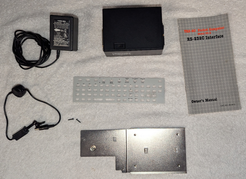 Working TRS-80 PC-2 Pocket Computer RS-232 Interface (Sharp PC-1500 ...