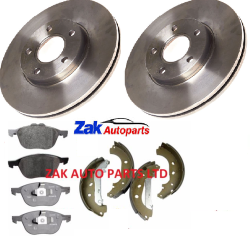 FOR FORD TRANSIT CONNECT 1.8 TDDi TDCi FRONT BRAKE DISCS, PADS & REAR ...