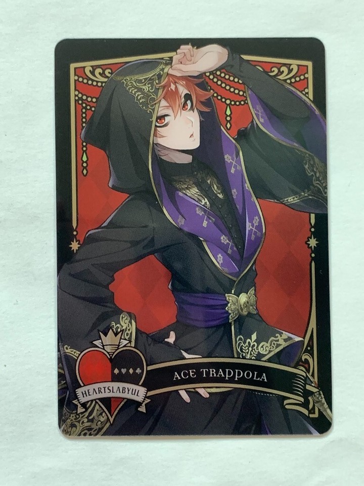 Ace Trappola Disney Twisted Wonderland Plastic card Japanese collection ...