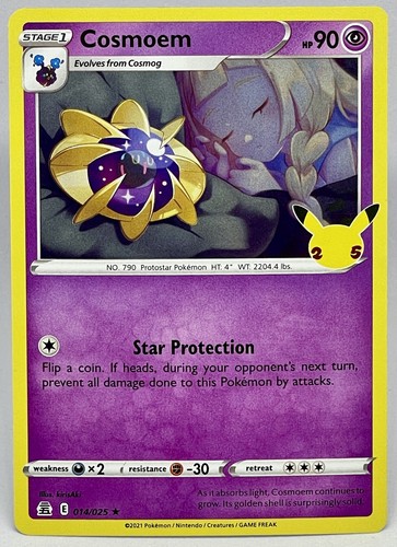 Cosmoem 014/025 Pokemon 25th Celebrations Holo | eBay