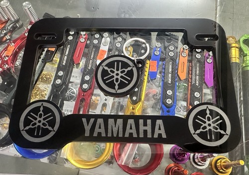 Yamaha License Plate Frame + Keychain | eBay