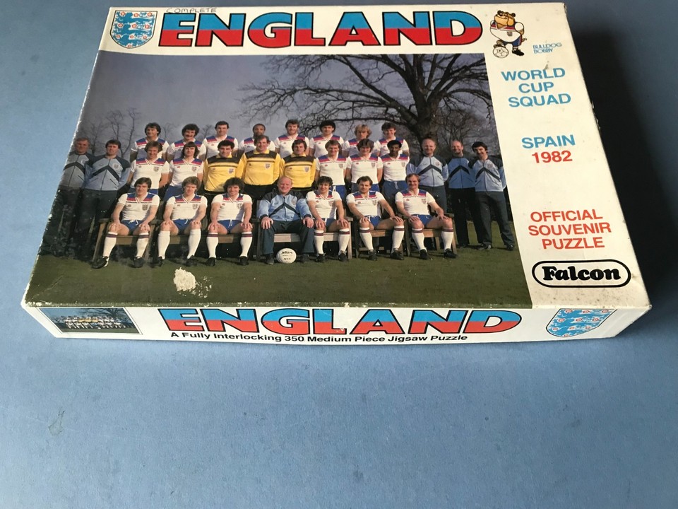 England World Cup Squad Spain 1982, Jigsaw Puzzle, Falcon, Complete ...
