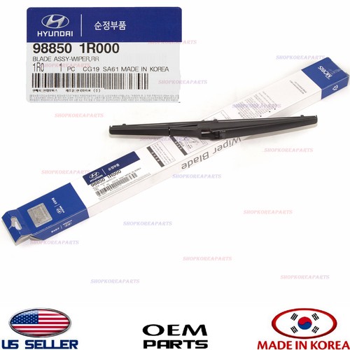 OEM GENUINE Rear Window Wiper Blade KIA SOUL 2014-2019 HYUNDAI ACCENT ...