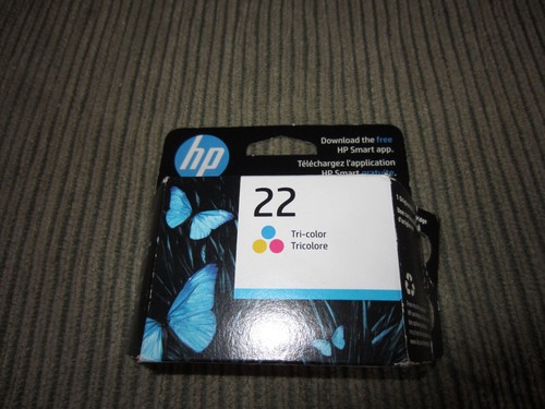 Genuine HP 22 (C9352AN) Ink Cartridge - Tri-Color - New - Exp. AUG 2024 ...