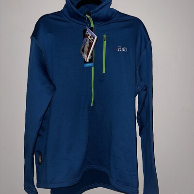 Mens Rab Jacket Zip Size XXL Color Blazon Blue Green New With Tags | eBay
