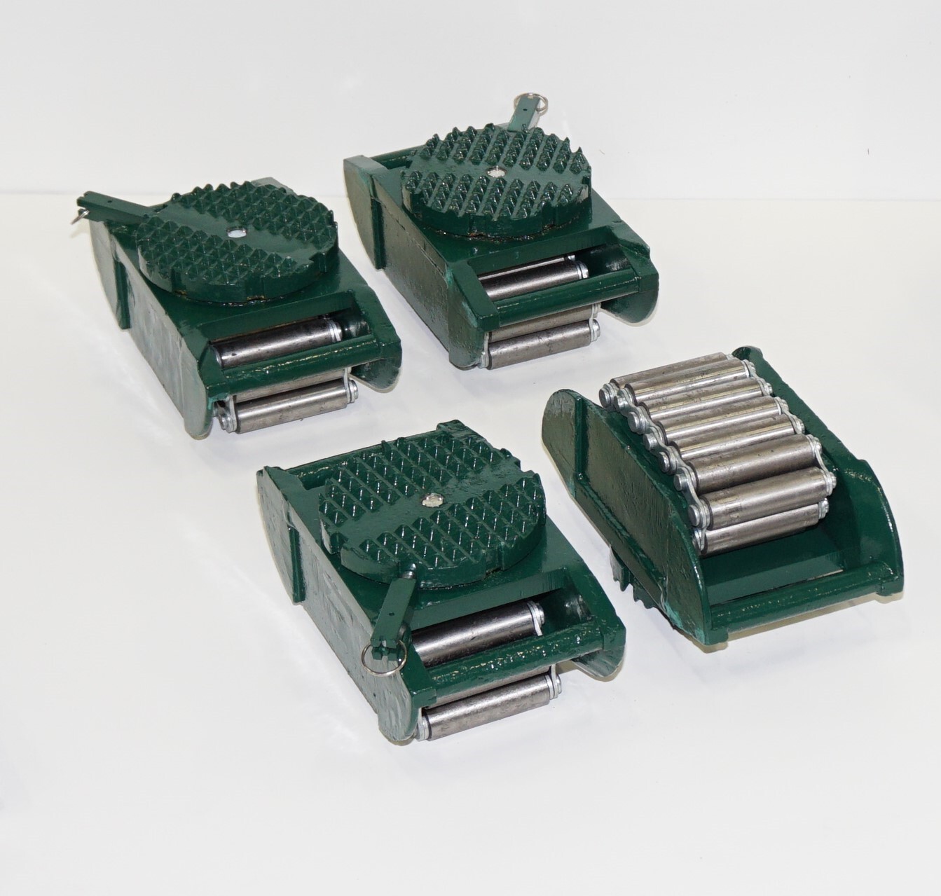 40 Ton Equipment Rollers Skates Kit Machinery Swivel Set Hilman HRS-40 ...