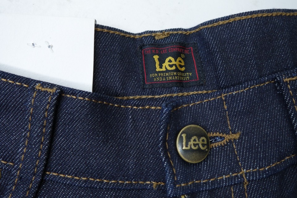 Lee Raw Selvedge Jeans Straight Fit Blue Men Size 32 x 34 | eBay