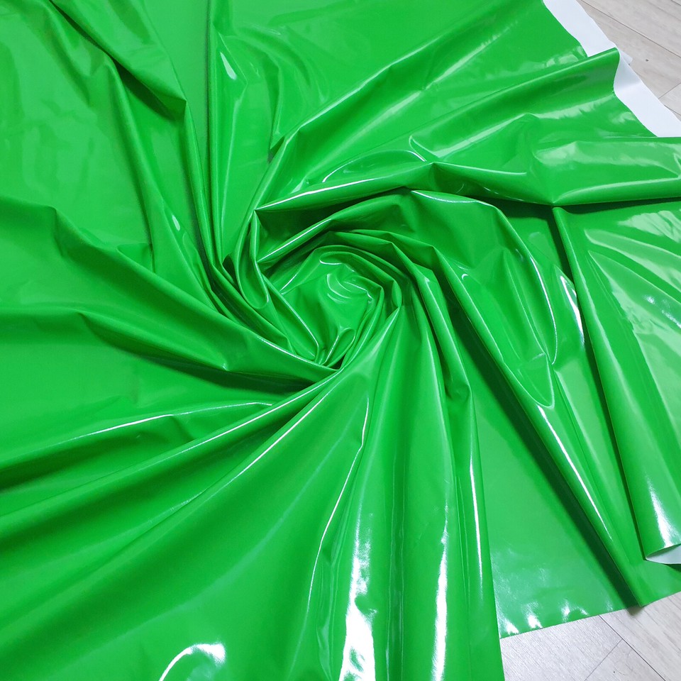 SHINY HIGH GLOSS PVC STRETCH RUBBER VINYL PLEATHER GOTH FETISH CLOTH ...