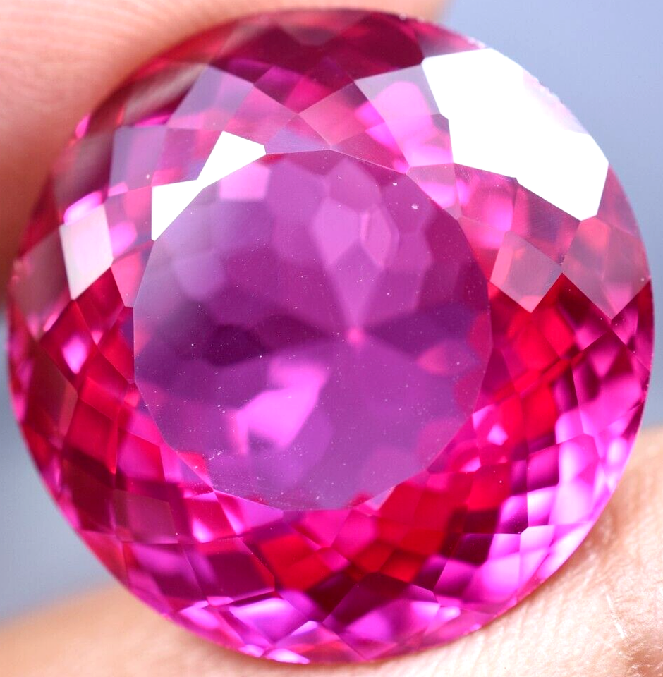 Extremely Rare & Natural 40.00 Ct SUNRISE RUBY GGL Certified Loose ...