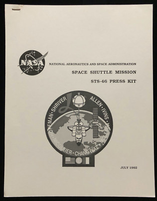 STS-46 NASA RELEASED SPACE SHUTTLE MISSION PRESS KIT | eBay