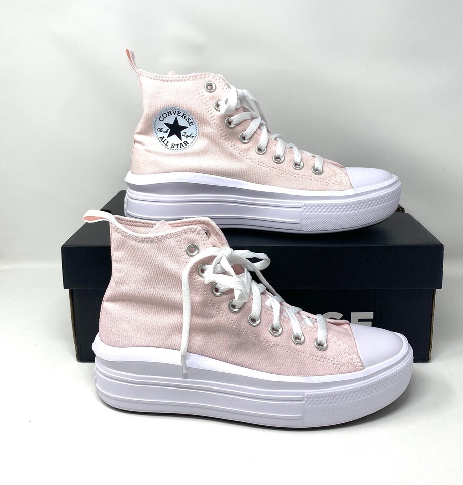 Converse Chuck Taylor Move Platform Shoes Kid Women Canvas Pink ...