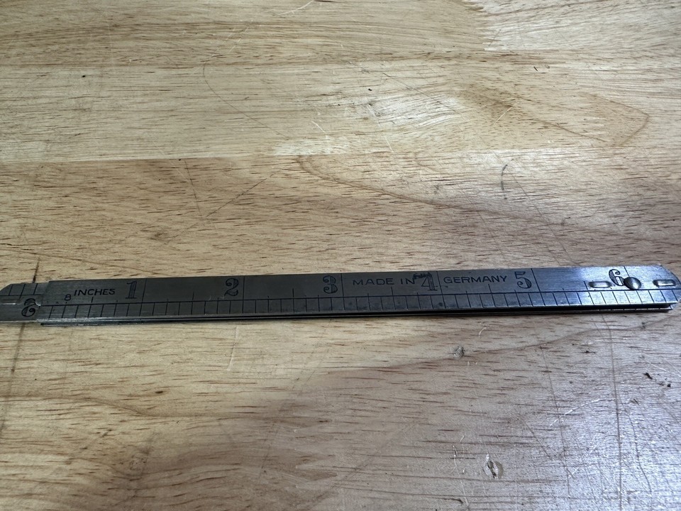 Vintage Lot Of 8 Folding Measuring Sticks/ Rulers Wooden And Metal 6ft ...