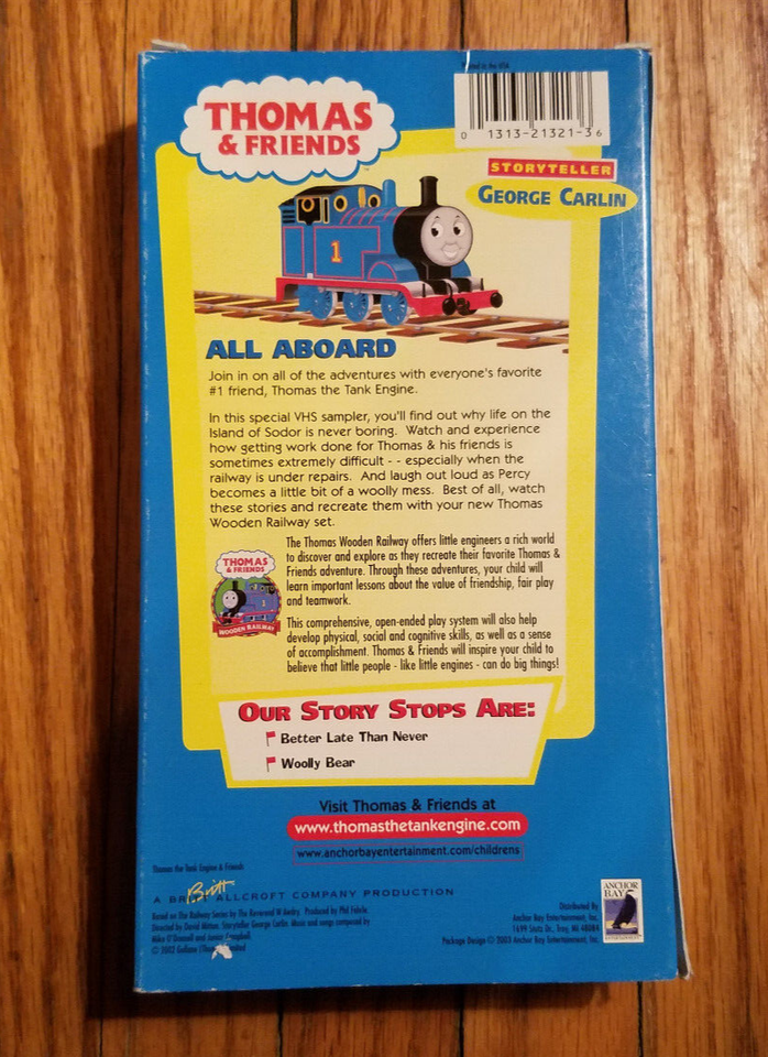 THOMAS & FRIENDS THOMAS SODOR STORIES VHS THOMAS THE TRAIN FREE SAMPLER ...