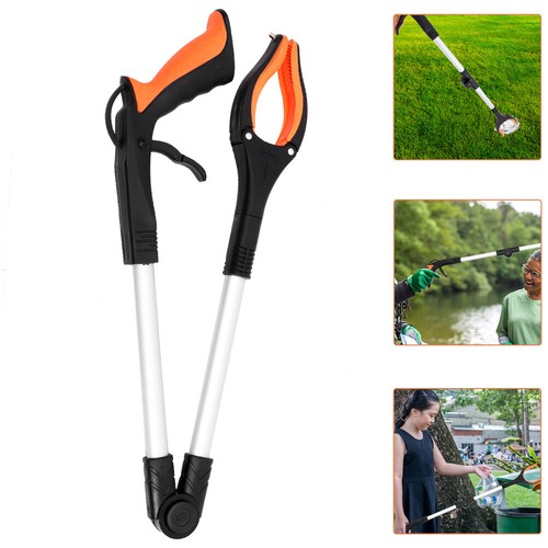 Trash Trap Elderly Folder Picker Gripper Reacher Grabber Tool Collector ...
