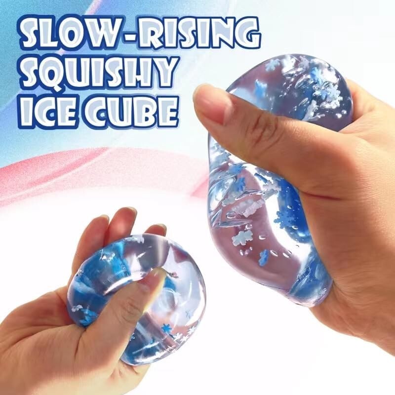 3PC Ice Cube Squishy, Squishy Cube, Good For ADHD, Kids&Adults, Gift ...