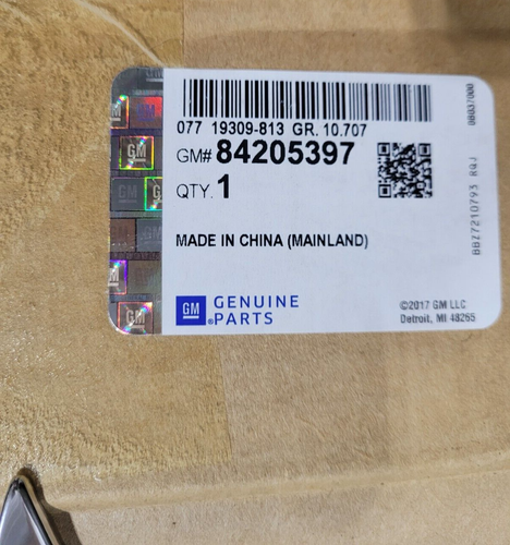 Genuine GM 2016-2022 Chevy Malibu left Front Door Reveal Molding ...